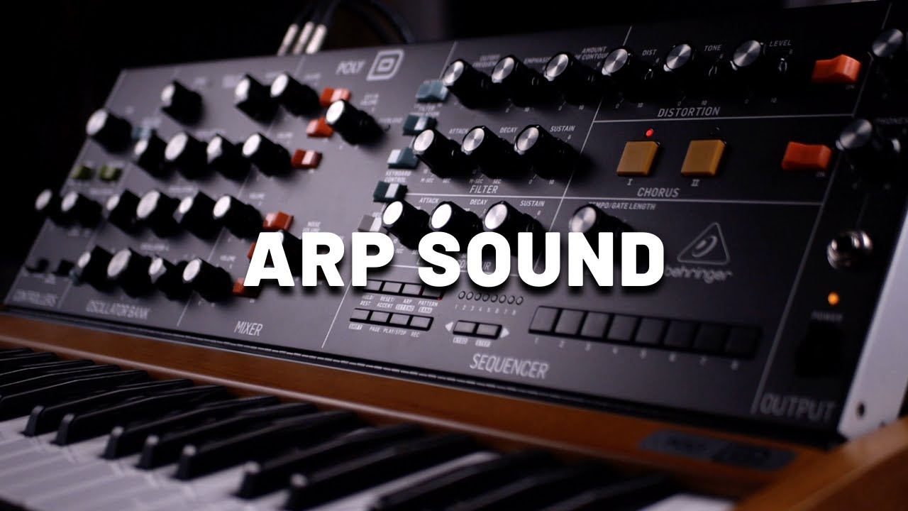 Arp Sound with Behringer Poly D [Synthesizer Demo] (No Talking) - YouTube