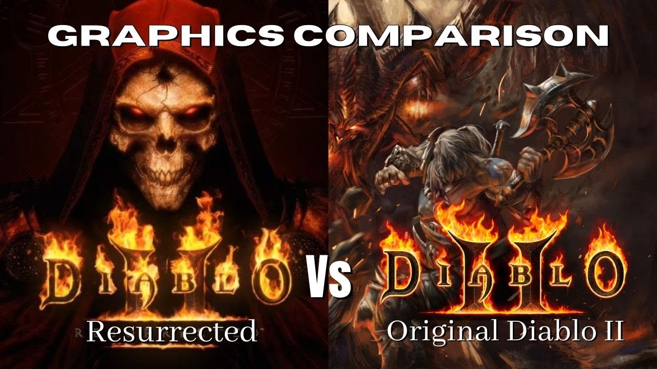 ⚡️Diablo II: Resurrected vs Original Diablo II⚡️Graphics Comparison PC⚡ ...