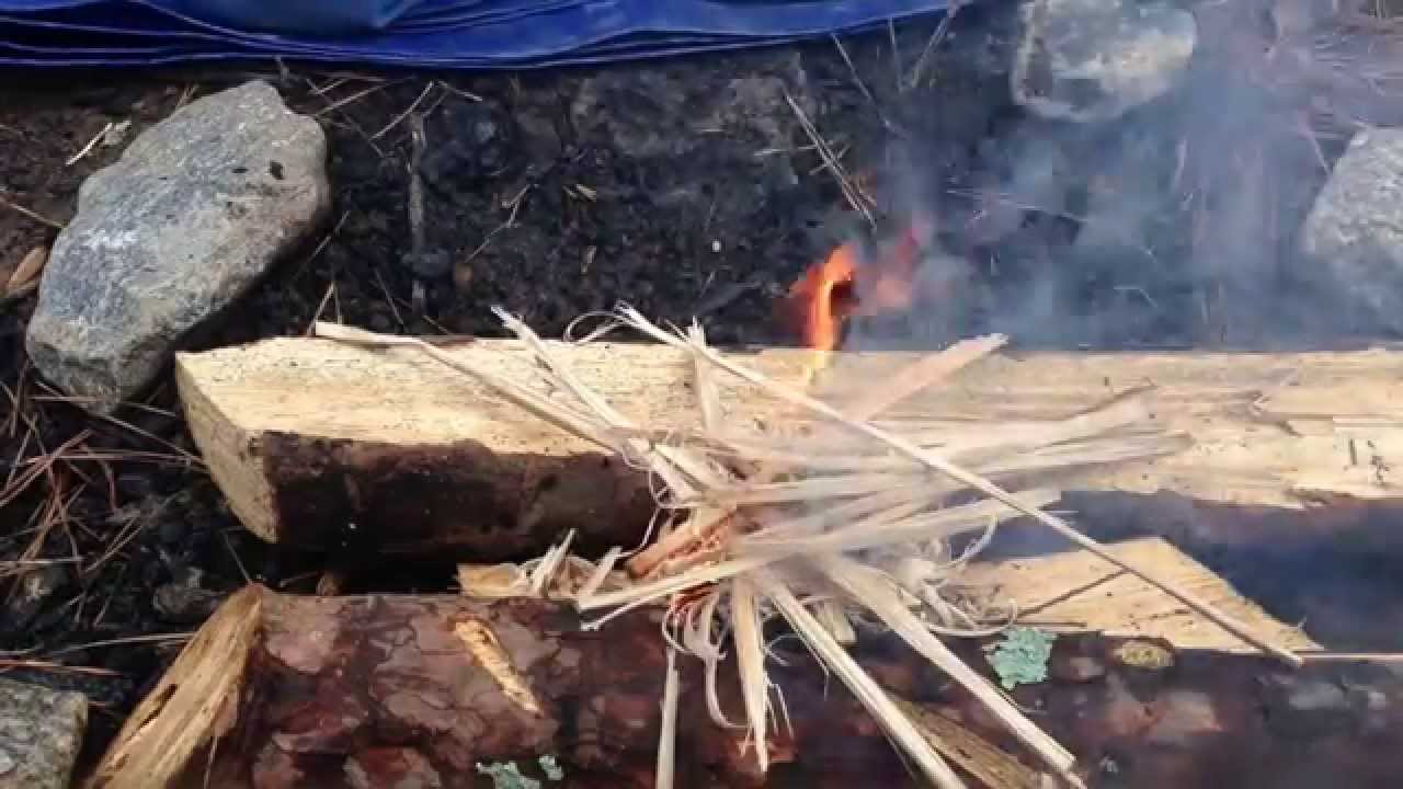 Damp Wood Fire - YouTube