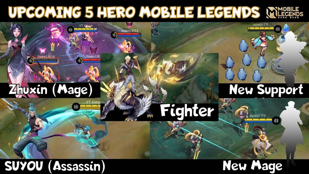 MLBB 5 NEW HERO MOBILE LEGENDS || NEW HERO MLBB || MOBILE LEGENDS NEW ...
