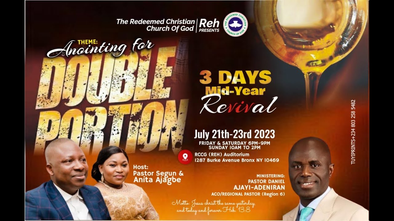 DOUBLE PORTION REVIVAL | DAY 3 - YouTube