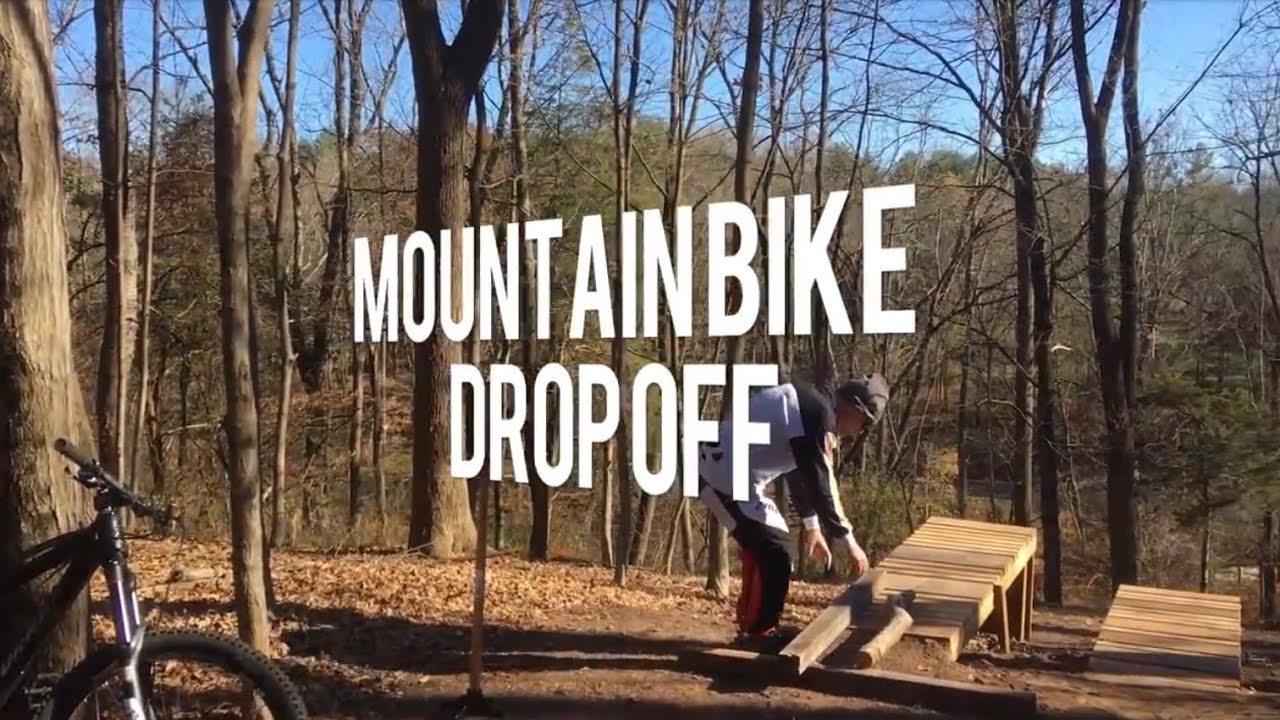 Mountain bike drop off with new practice jump and return trail. - YouTube