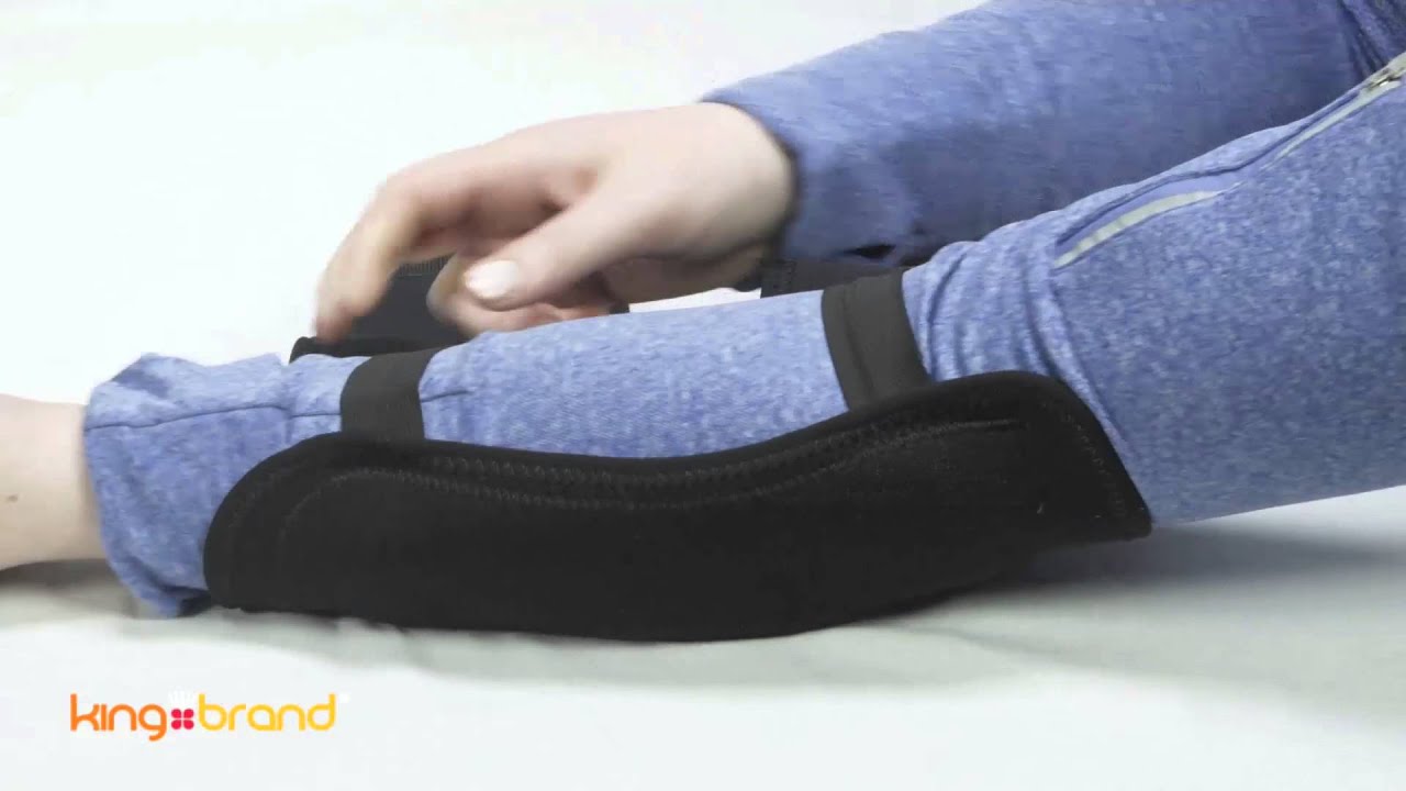 King Brand ColdCure Elbow Wrap Instructions - YouTube
