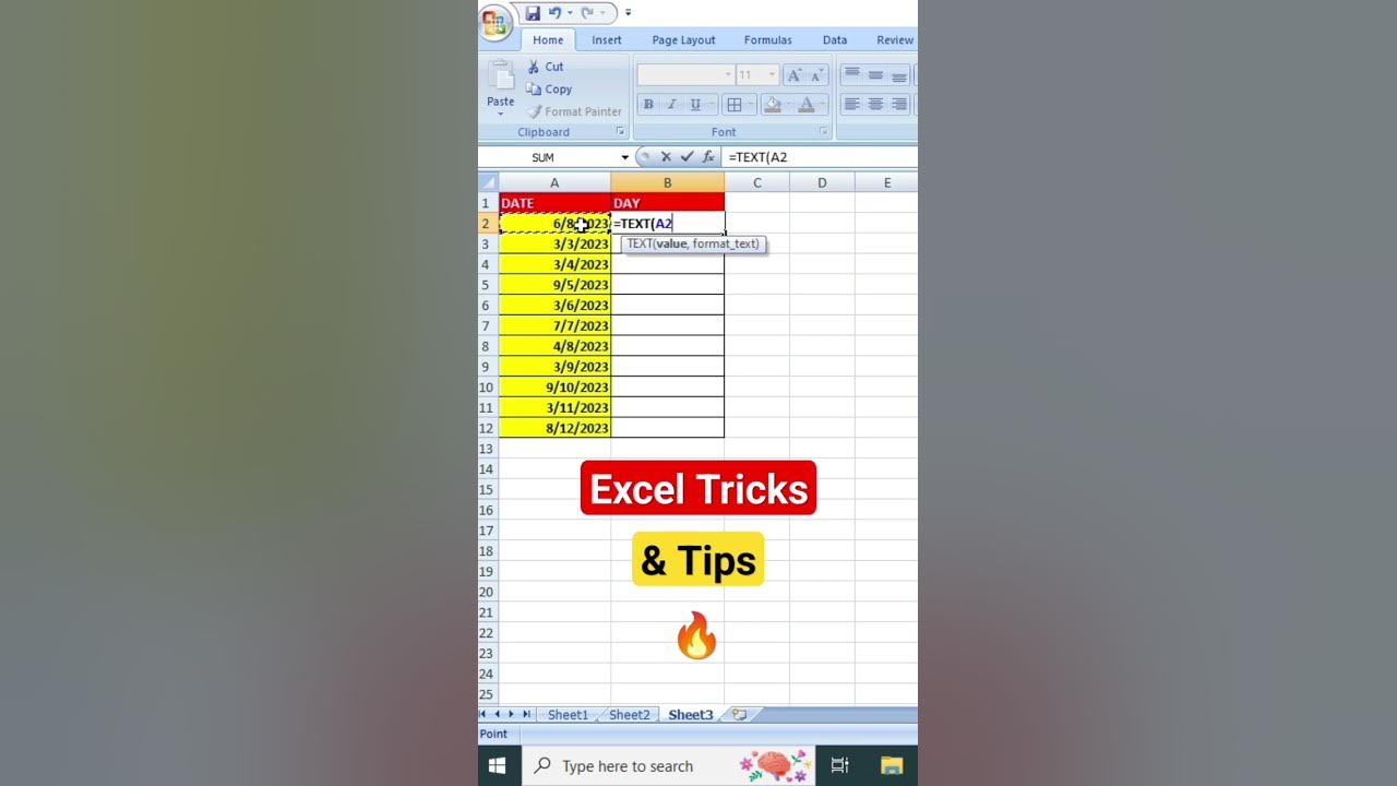 Ms Excel Tutorials For Beginners🔥🔥🔥 Exceltutorial Msexceltricks Excelhacks Msexcel Viral
