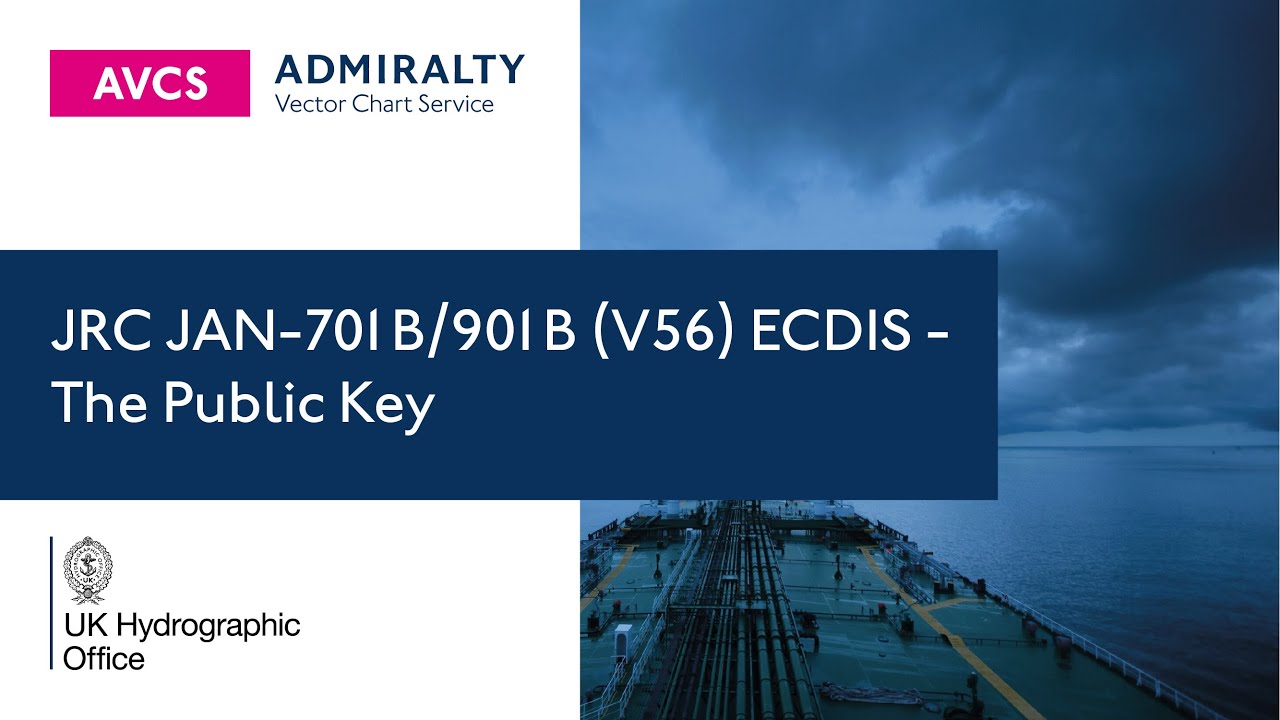 JRC JAN-701B/901B (V56) ECDIS - The Public Key - YouTube