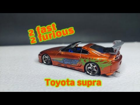 Custom Toyota Supra Mk4 The fast and furious. Racing Champions Supra ...