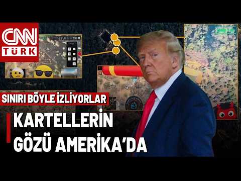 Meksika Semalarından ABD'yi Böyle İzliyorlar! İşte Kartellerden Sınırda Dronlu Gözetleme