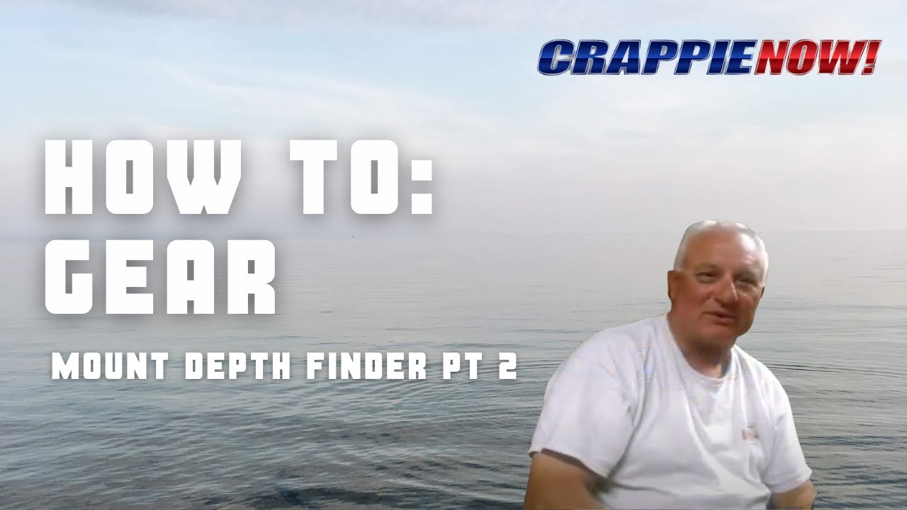 How To Mount Depth Finder On Your Console - YouTube