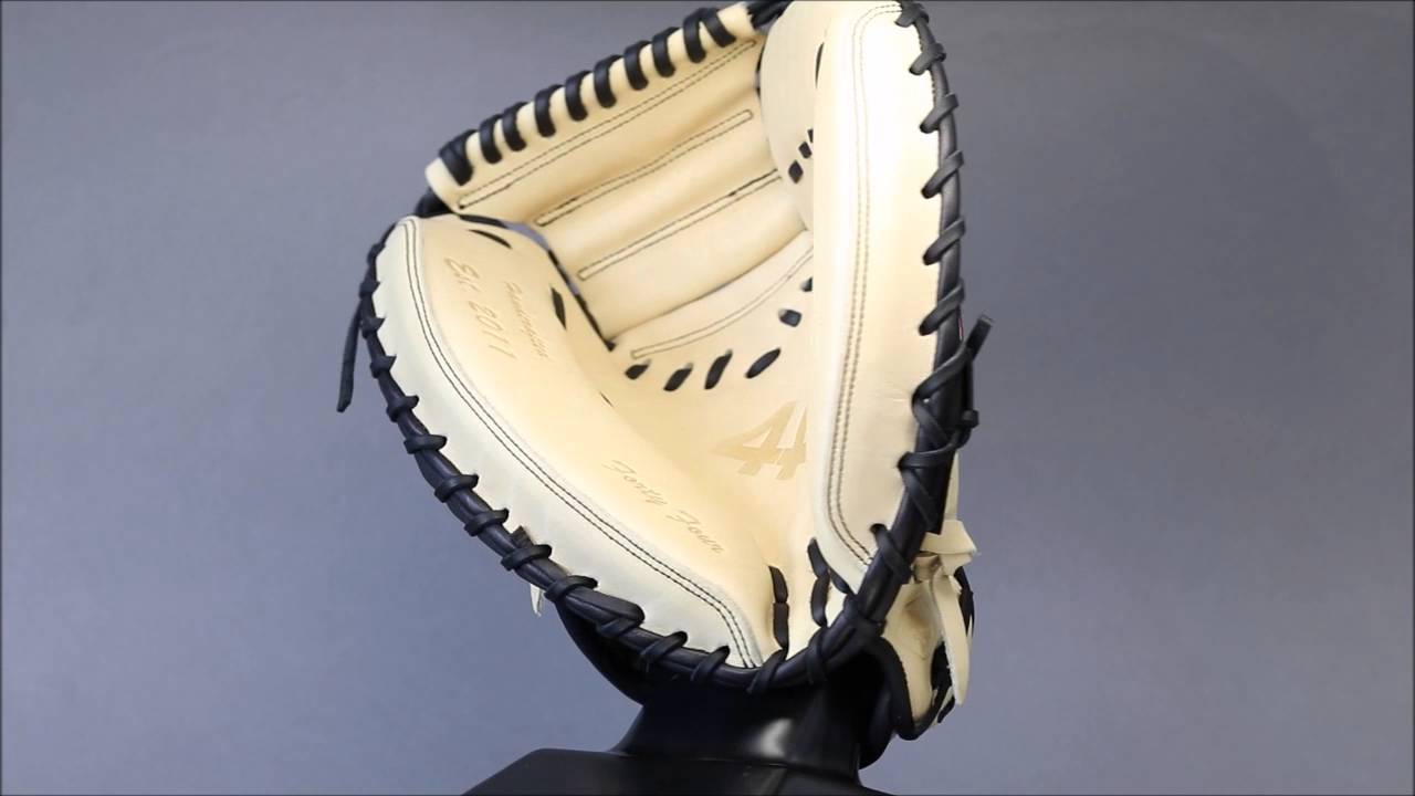 44 pro custom baseball gloves signature series catchers mitt - YouTube