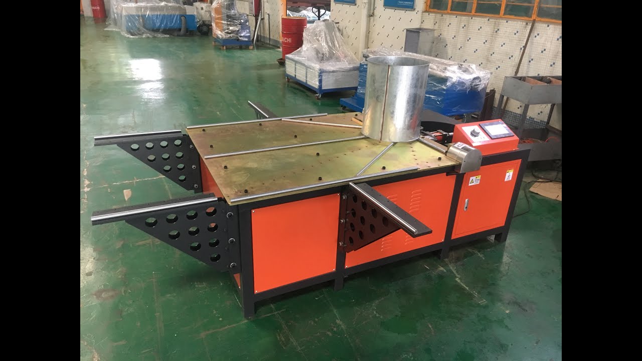 Round Tube Flanging Machine - YouTube