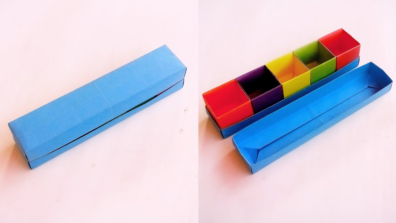 How to Make Origami Pill Box | Organizer Tutorial | Paper Box | DIY Box ...