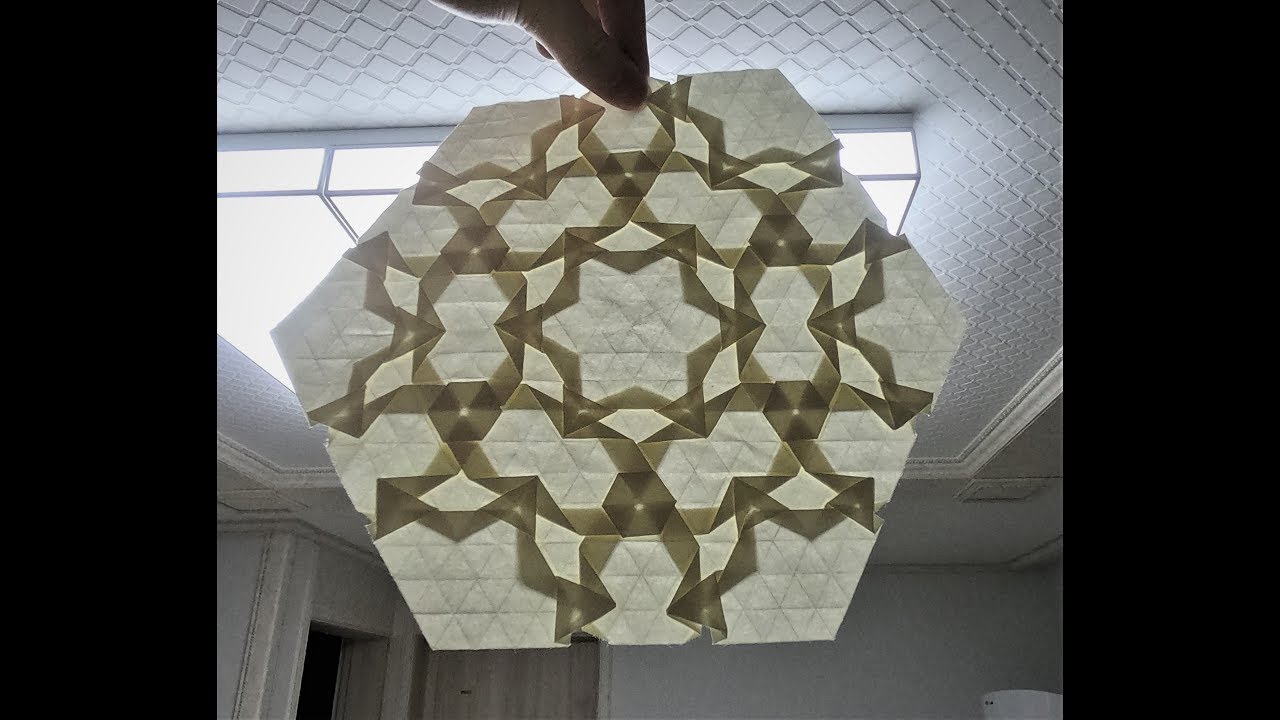 origami negative space stars [eric gjerde] (time lapse) - YouTube