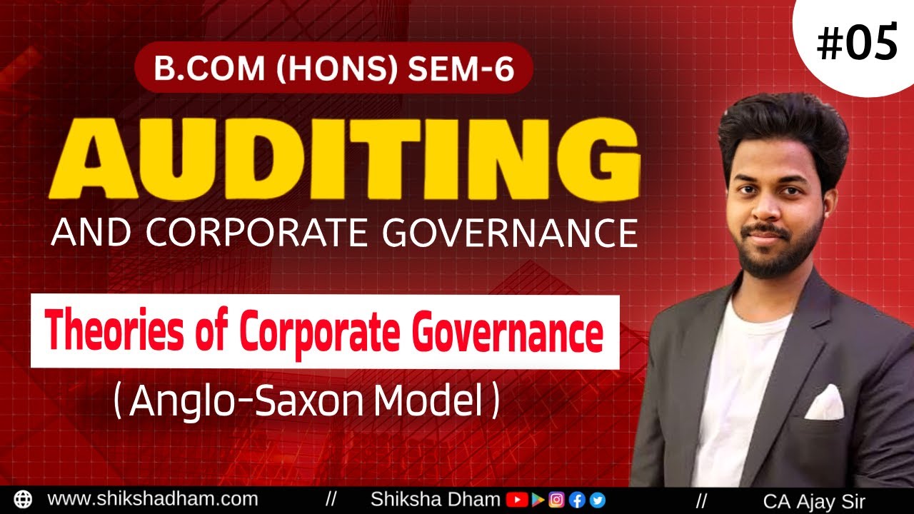 Theories of Corporate Governance | anglo saxon model | Corporate ...