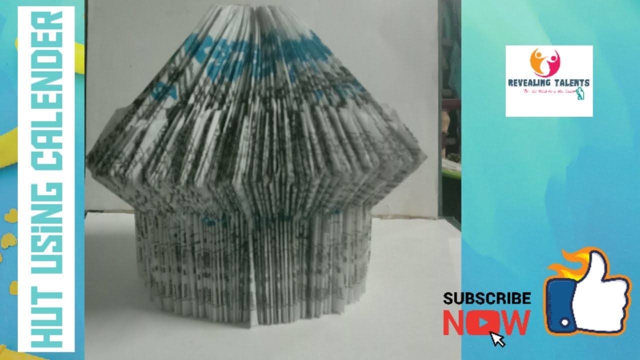 HUT || HUT Using Daily Calender || DIY Craft - YouTube