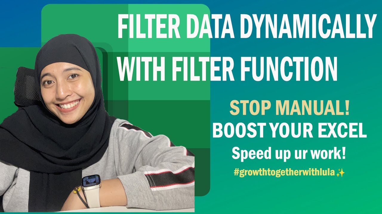 EXCEL: Cara Filter Data Menggunakan Filter Function - YouTube