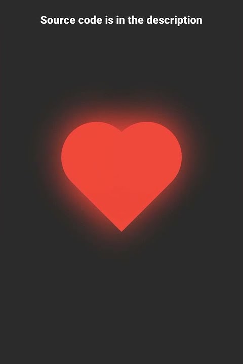 create heart shape using Html & CSS + Animation | PWOS #shorts - YouTube