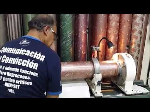 Roller Printing Process high YouTube 240p - YouTube