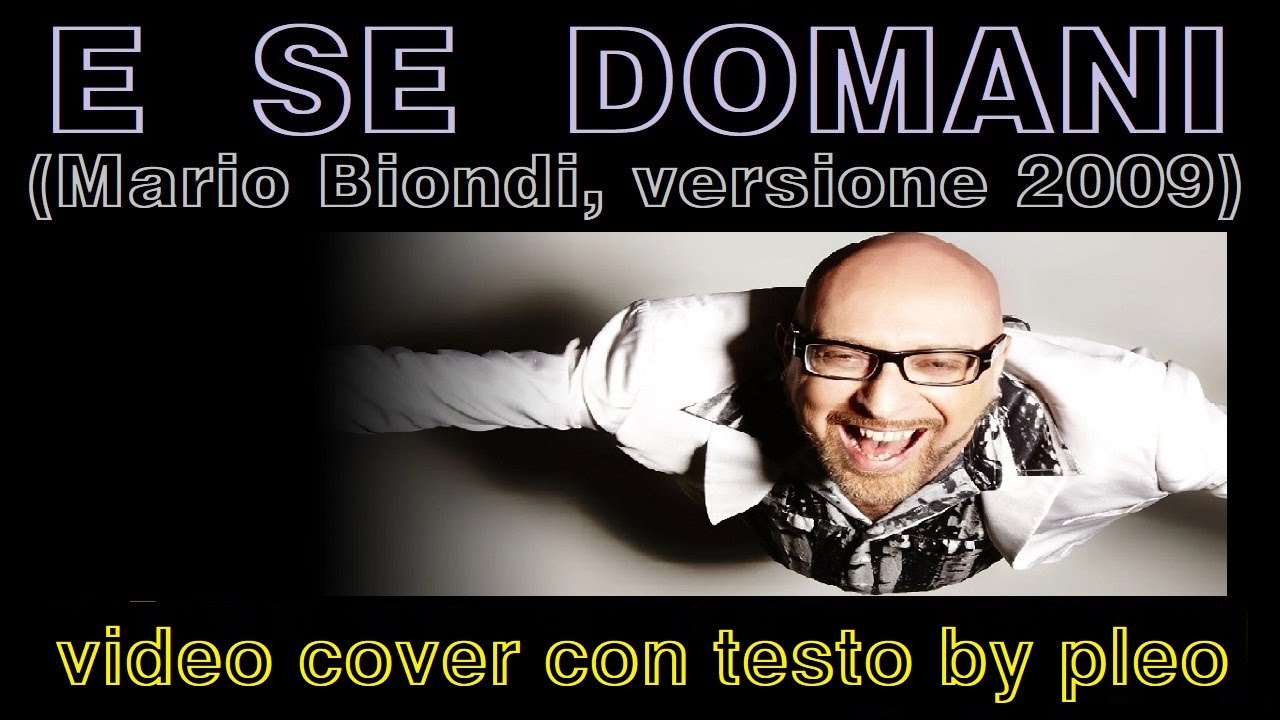 E se domani (versione cha-cha-cha di Mario Biondi, video cover con ...