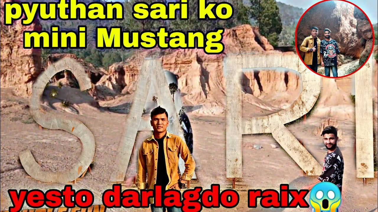 yesto darlagdo raix 😱 pyuthan sari ko mini Mustang//प्रक्रिती ले आफै ...