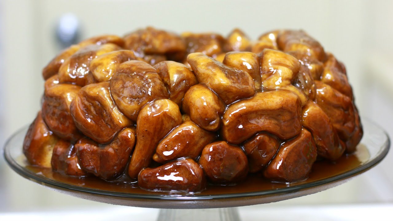 Gooey Caramel Sticky Bread (Monkey Bread) - In The Kitchen With Jonny ...