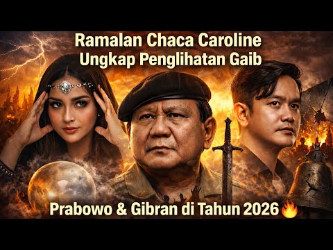 Virall ‼️ Ramalan Chaca Caroline Ungkap Penglihatan Gaib Prabowo & Gibran di Tahun 2026 😱🔥