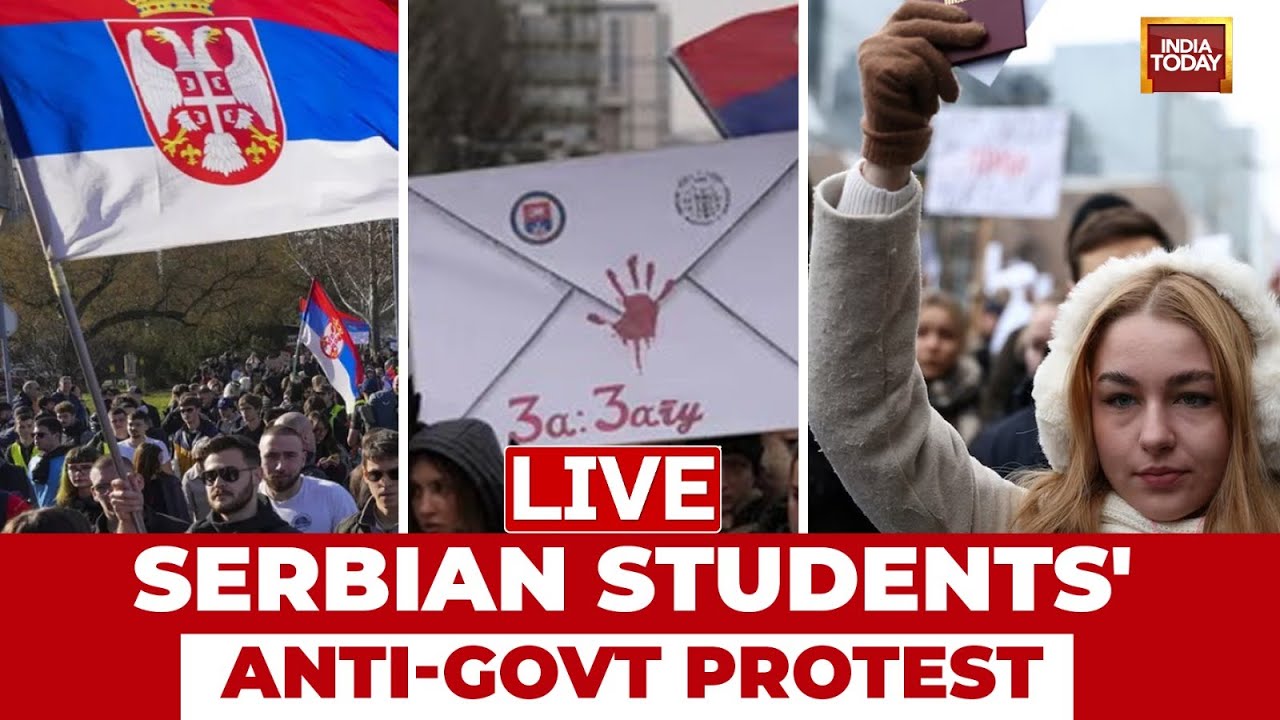 Serbia Students Protest LIVE: 100 Days After Deadly Canopy Collapse ...