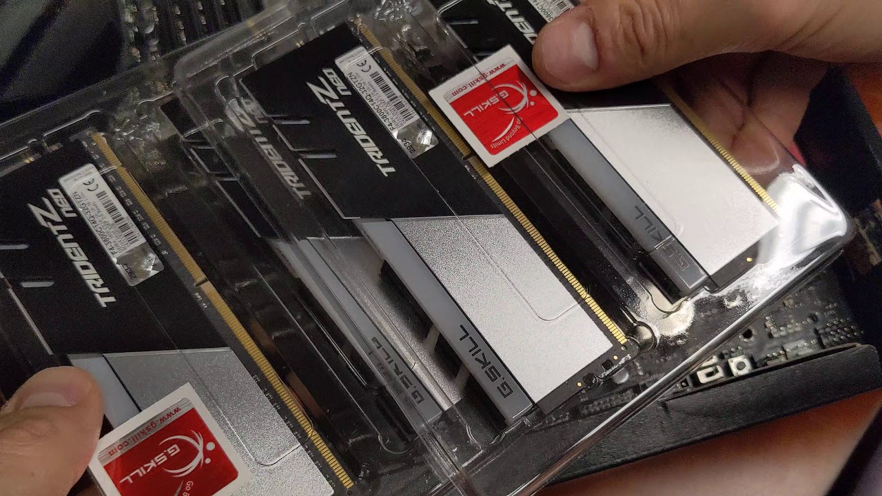 New G Skill Trident Z Neo ddr4 3800 14CL | unboxing next lvl Ram - YouTube
