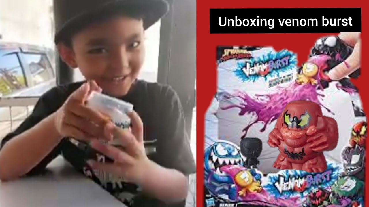 venom burst Marvel Spider-man unboxing - YouTube