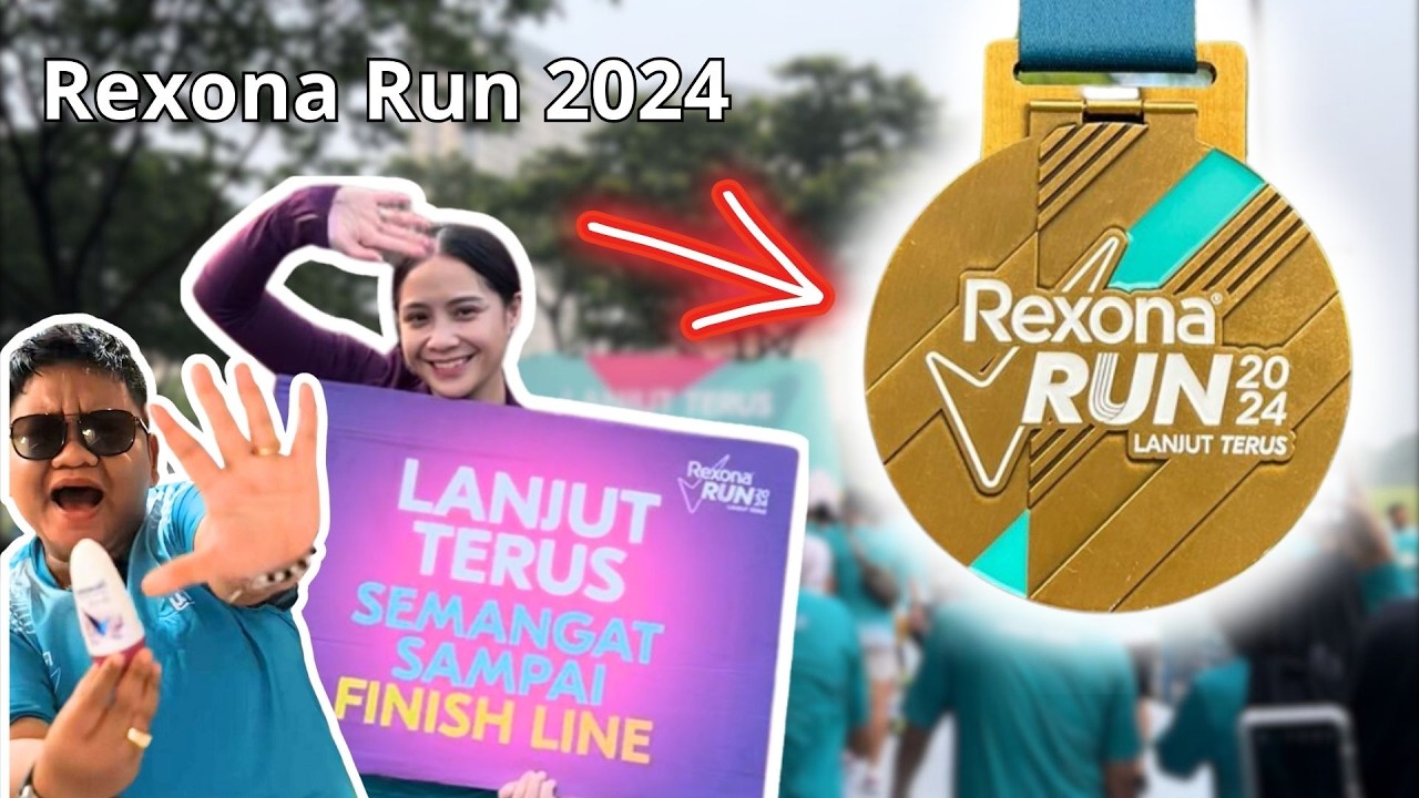 KETEMU MAMA GIGI & KAK GEM DI REXONA RUN 2024 (plus nonton sal priyadi ...