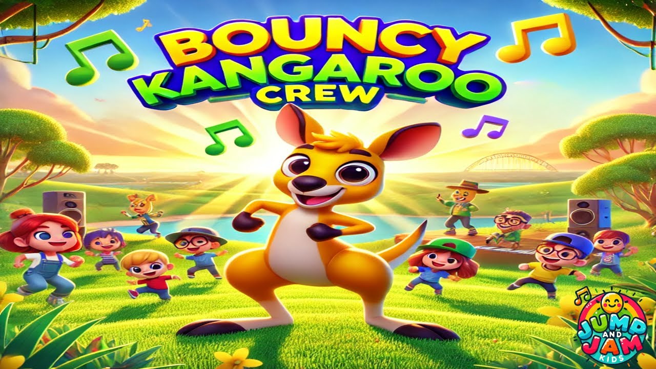 🦘🎶 "Bouncy Kangaroo Crew | Fun Kids' Dance Song | Jump & Move!" - YouTube