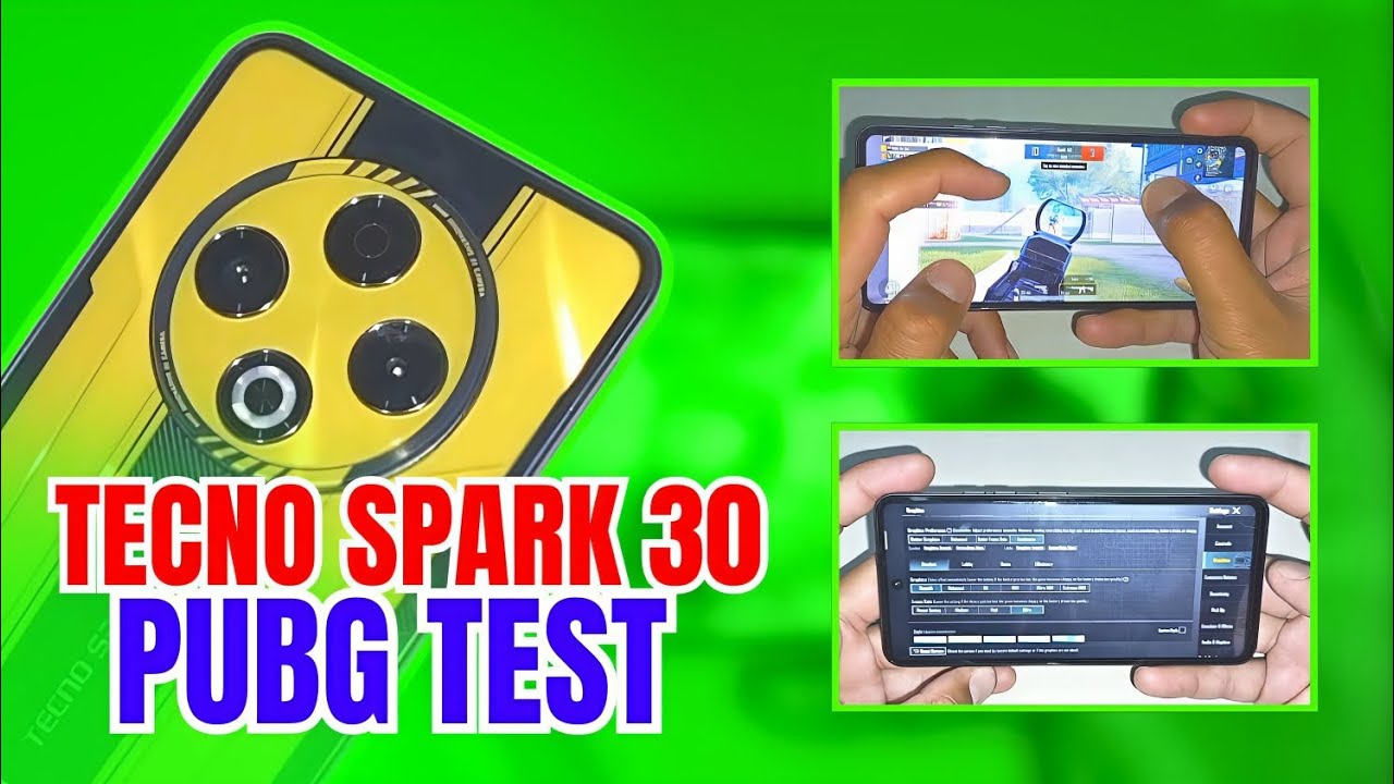 Tecno Spark 30 Pubg Test | Tecno Spark 30 Pubg Handcam | Pubg Mobile ...
