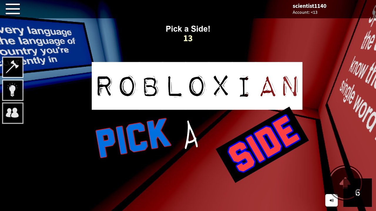 Pick a side Roblox - YouTube