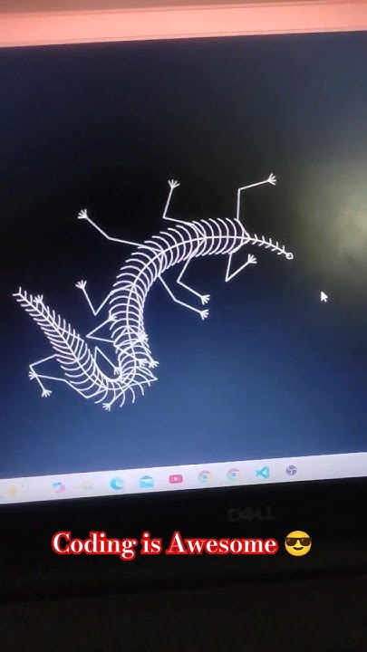 Created Reptile | #html #css #javascript | #youtubeshorts #trending #coding #viralshort # ...