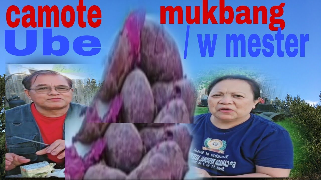 Purple camote kain Tayo w/ mister bonding #buhaycanada #grandma l # ...