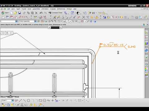 NX อธิบายการใช้คำสั่ง Drafting Weld Spacing - YouTube