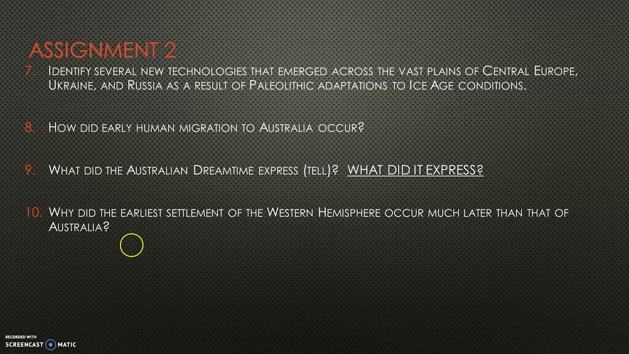 Unit 1 Assignment 2 - YouTube