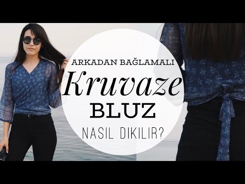 KRUVAZE BLUZ DİKİMİ | KALIPSIZ