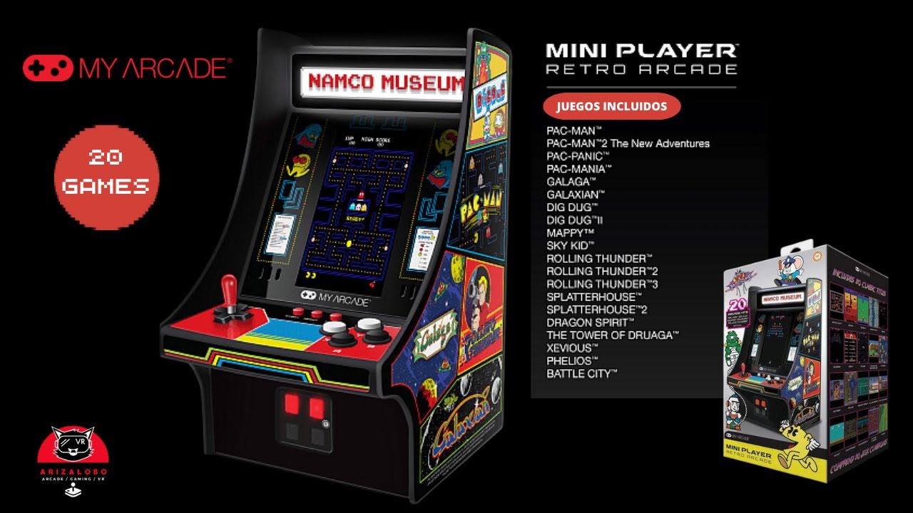 NAMCO MUSEUM MY ARCADE 20 JUEGOS - YouTube