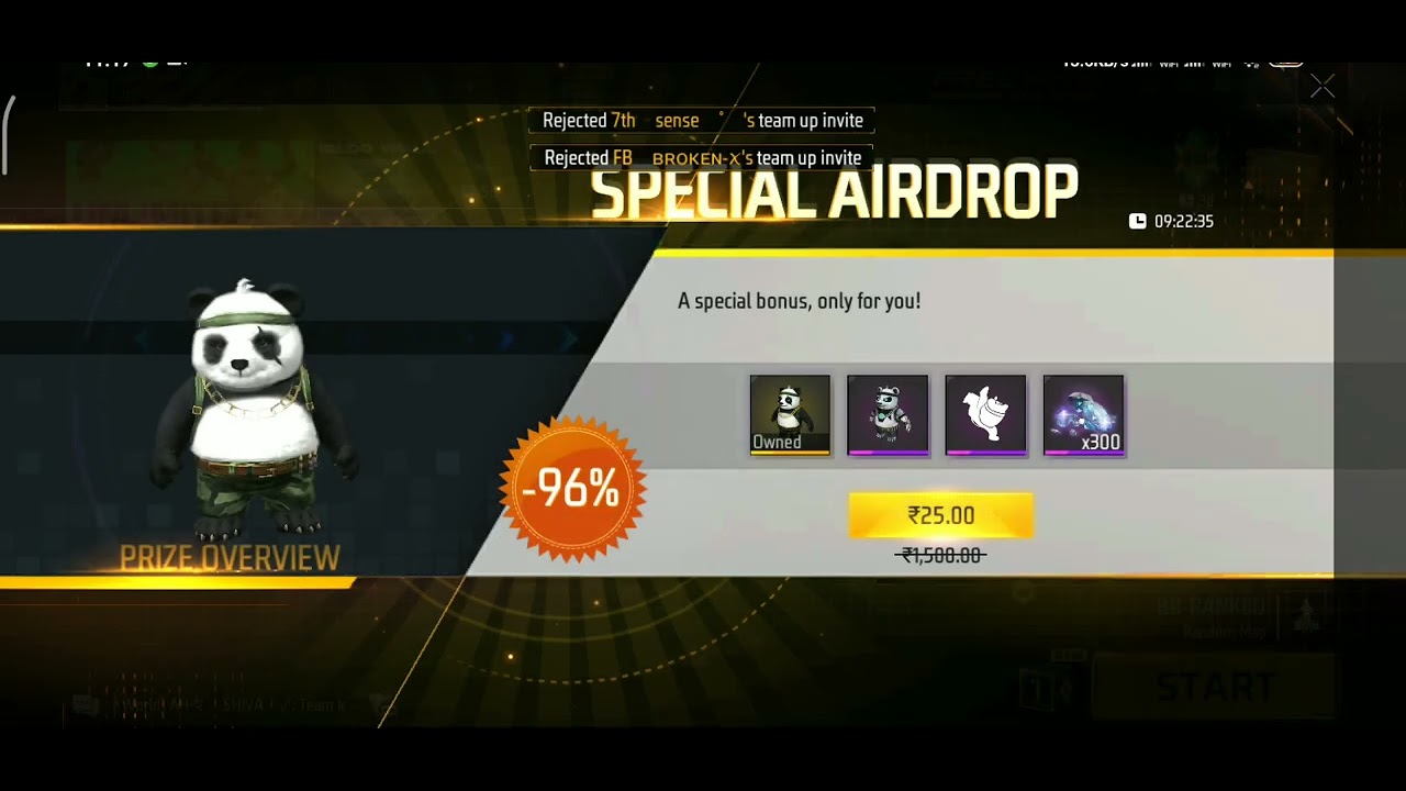 free fire me AirDrop buy - YouTube
