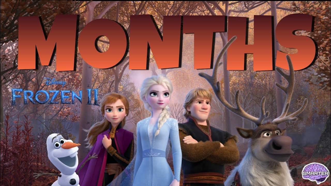 Months of the Year with Disney Frozen 2 | Fun ways to Learm | Preschool ...