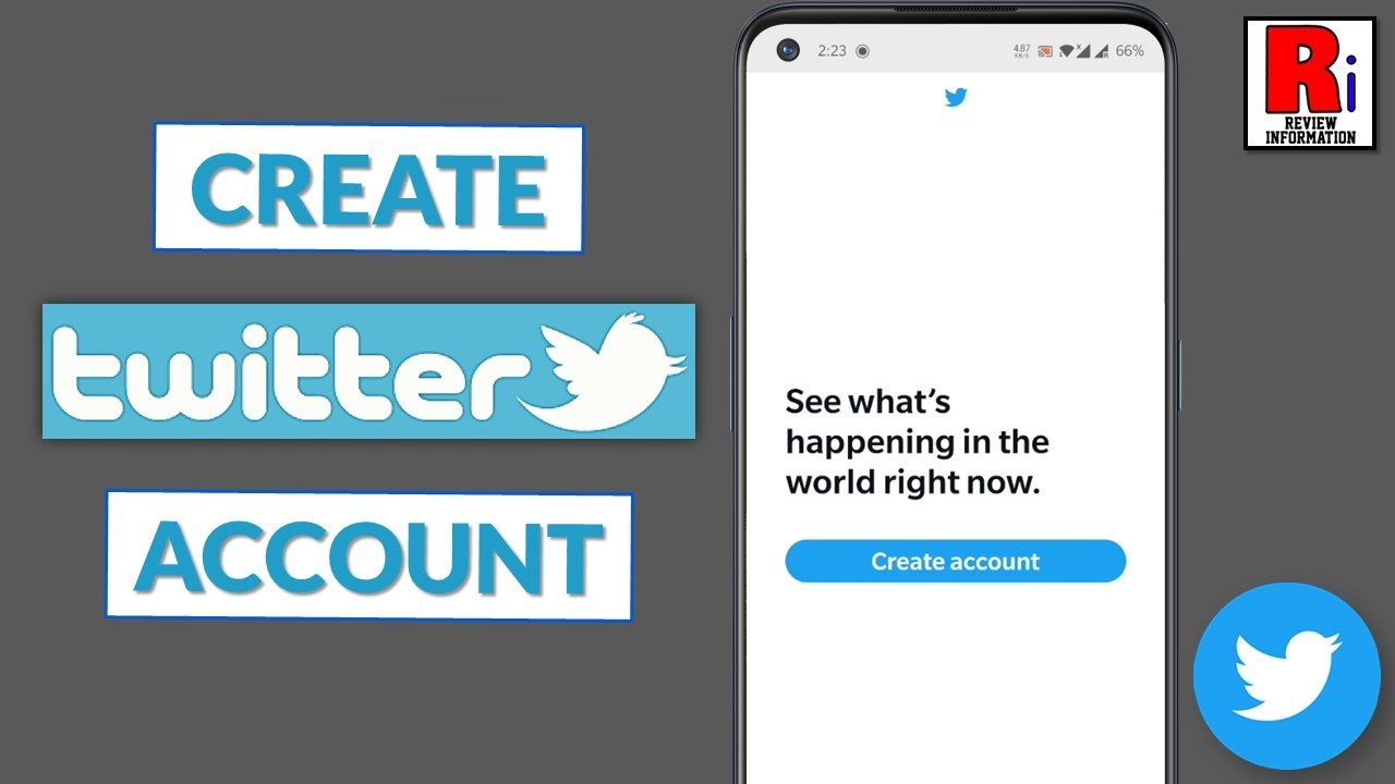 How to Create Twitter Account - YouTube