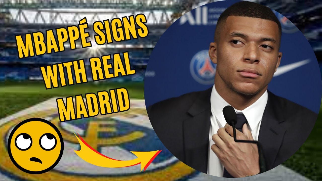 Mbappé signs with Real Madrid, guarantees journalist - YouTube