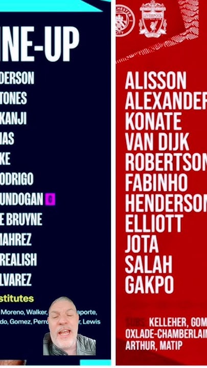Liverpool Lineup To Play Man City 🔥 Shorts Mciliv Liverpool Jota