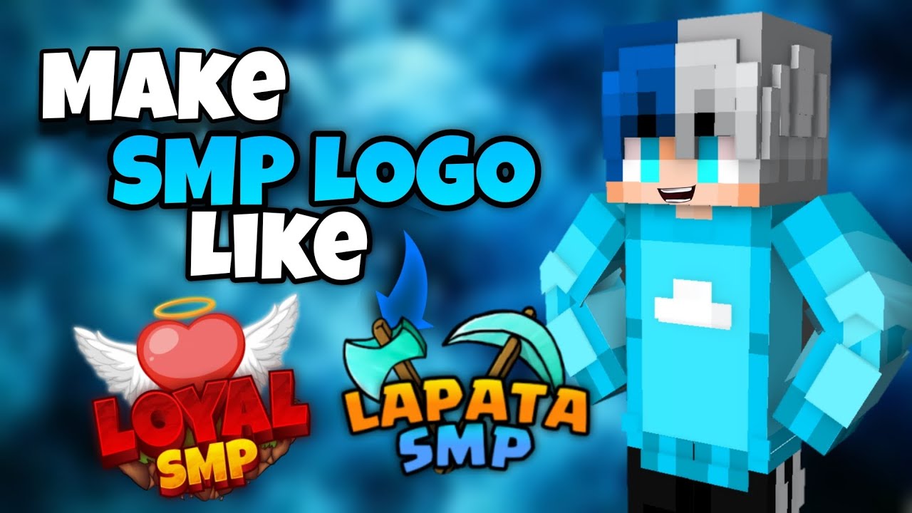 How to make Attractive smp logo like loyal SMP🤩 in just 5 minutes 🤯 ...