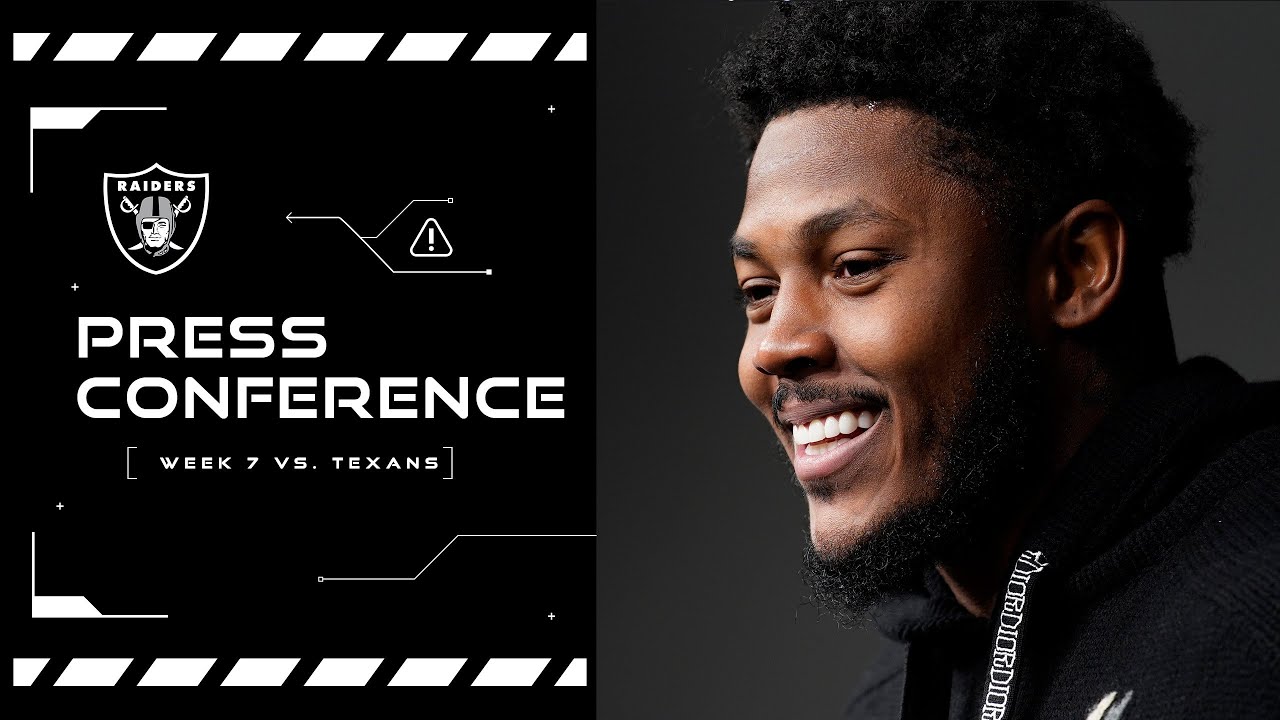 Josh Jacobs, Davante Adams and Duron Harmon Postgame Media Availability ...