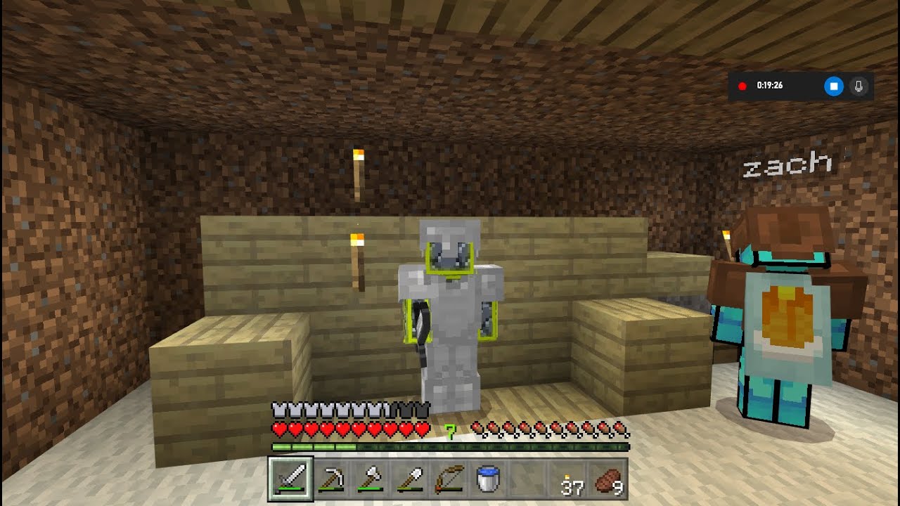 Ep 2 minecraft playing with zach! - YouTube