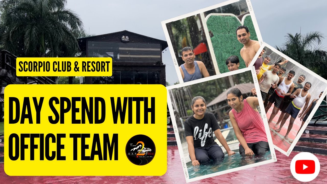 A day Spend With My Office Team | Scorpio Club & Resort in Lucknow ...