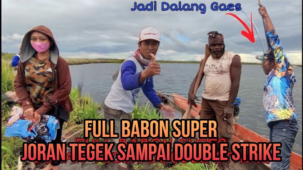 Mancing Nila Babon Menggunakan Joran Tegek Double Strike di Rawa Biru ...