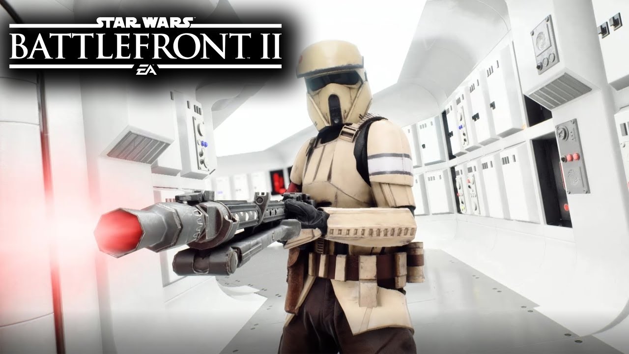Star Wars Battlefront 2 - SHORETROOPER SKIN GAMEPLAY (MODS) - YouTube