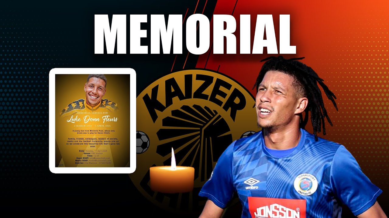 Luke Fleur's Memorial service live, Fnb Stadium, Kaiser Chiefs News ...